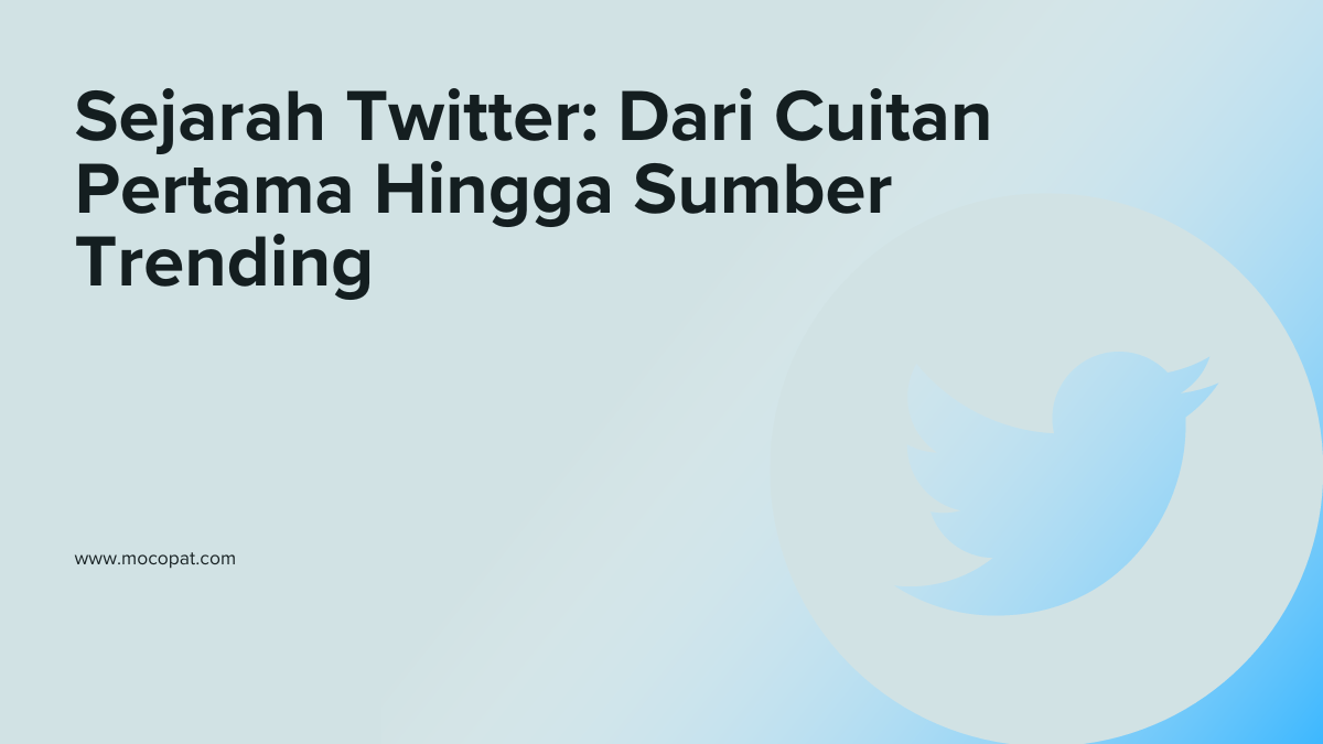 Sejarah Twitter: Dari Cuitan Pertama Hingga Sumber Trending