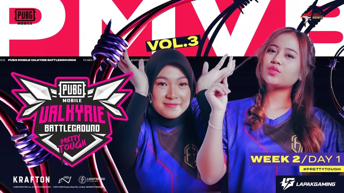 PMVB W2D1: Perjuangan Srikandi Esports Unggulan